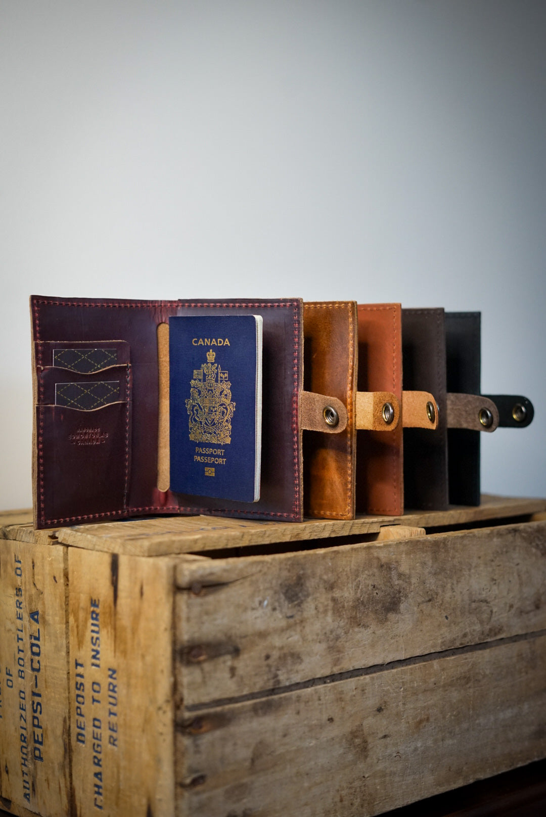 Passport Wallets – Clo's General Leather Co.